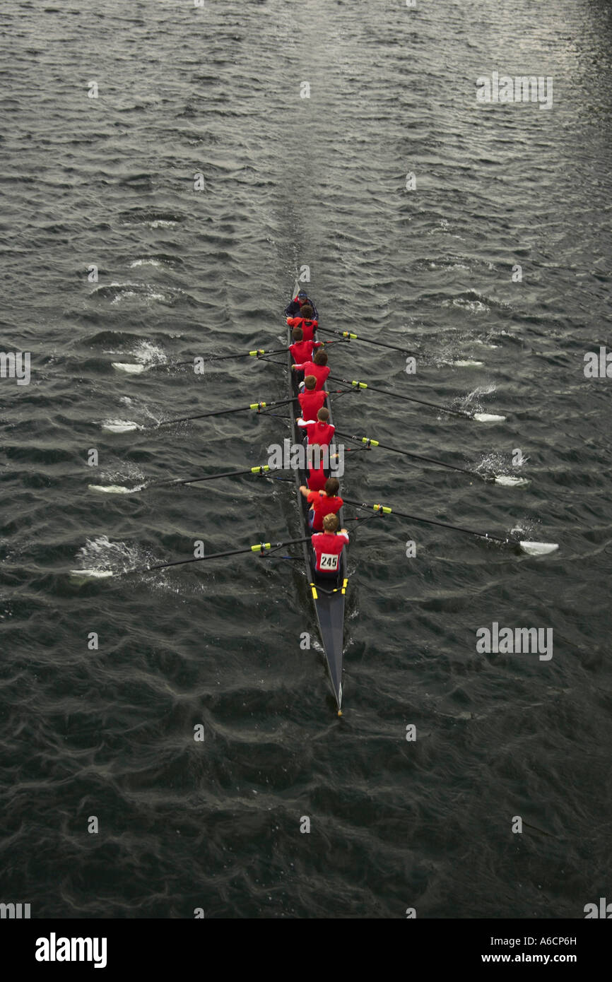 Overview of Rowing Stock Photo - Alamy