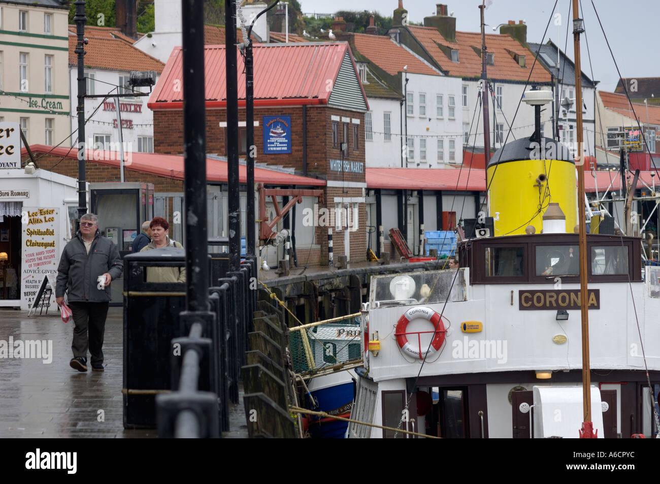The waterfront in Whitby, Yorkshire Stock Photo - Alamy