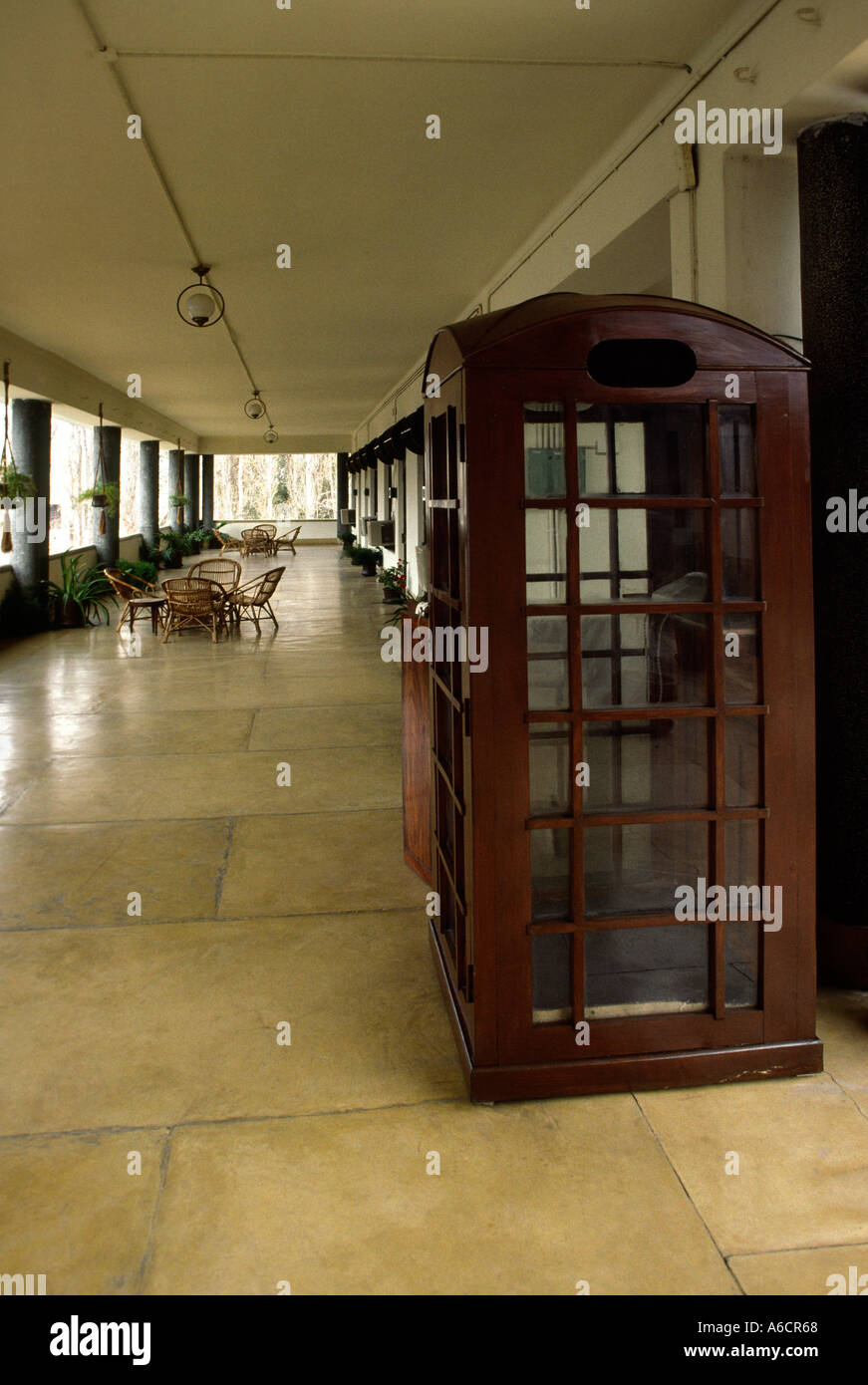 Pakistan Swat Valley Mingora Serena Hotel wooden phone box Stock Photo ...