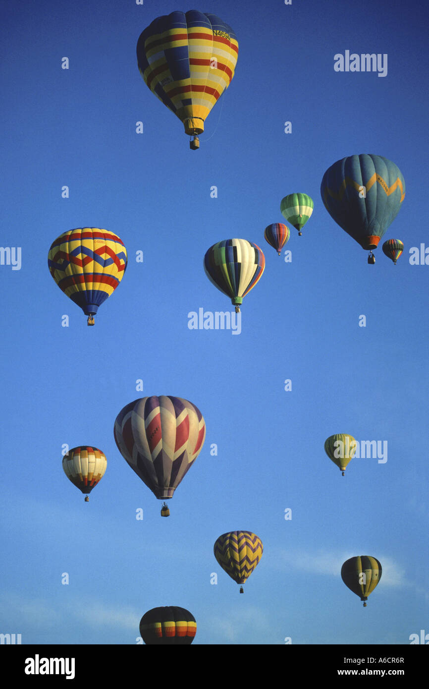 Hot air balloons in the sky Stock Photo - Alamy