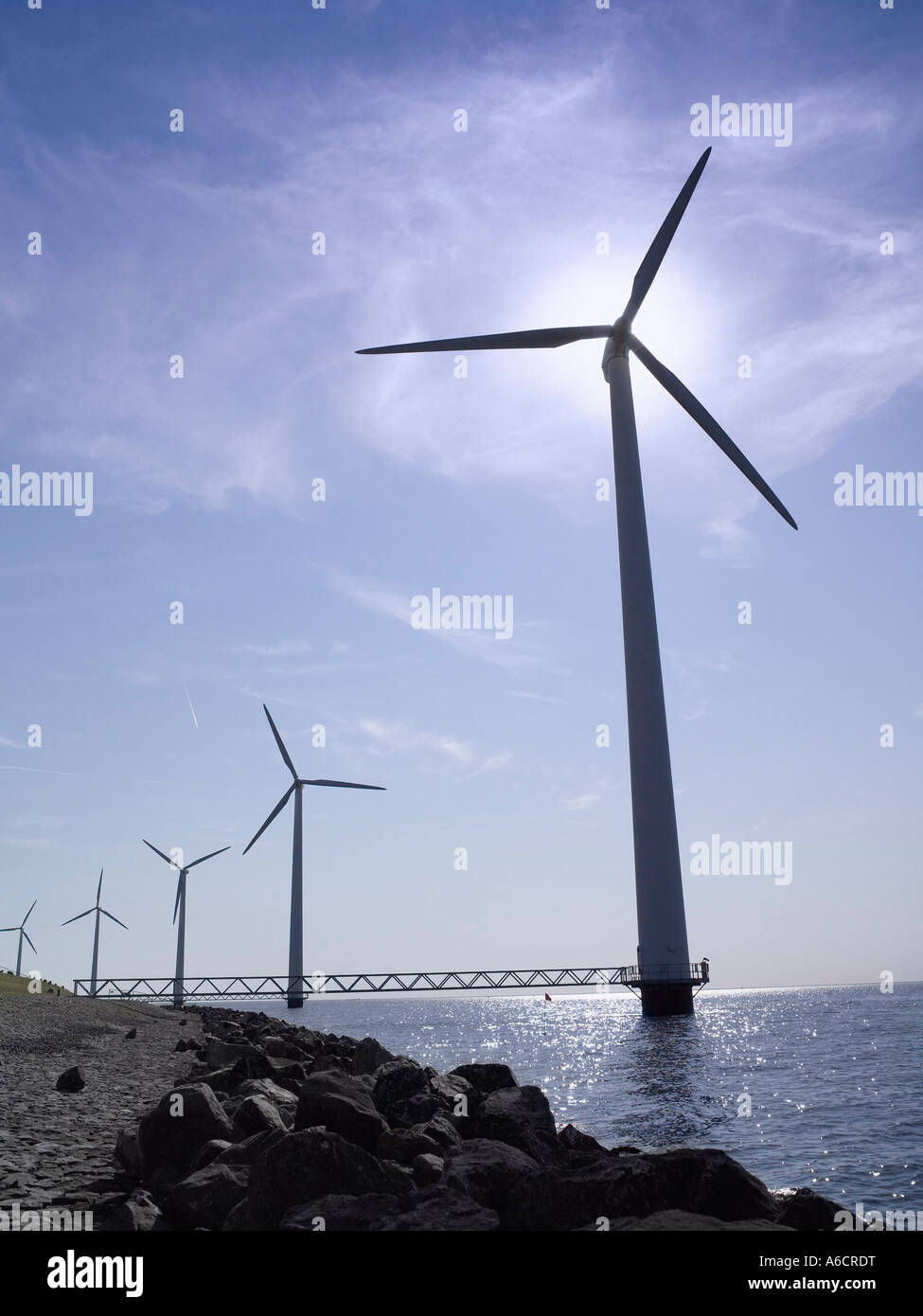 Wind Farm, Flevoland, Netherlands Stock Photo - Alamy