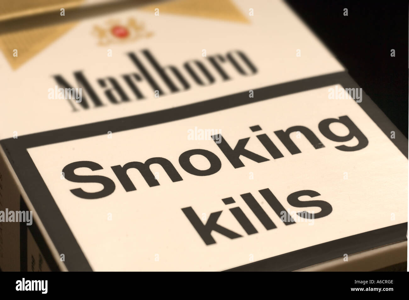 Marlboro Cigarette Box Warning