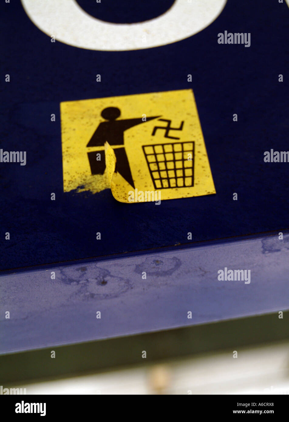 anti nazi sticker german germany deutsch deutschland swastika anti ...