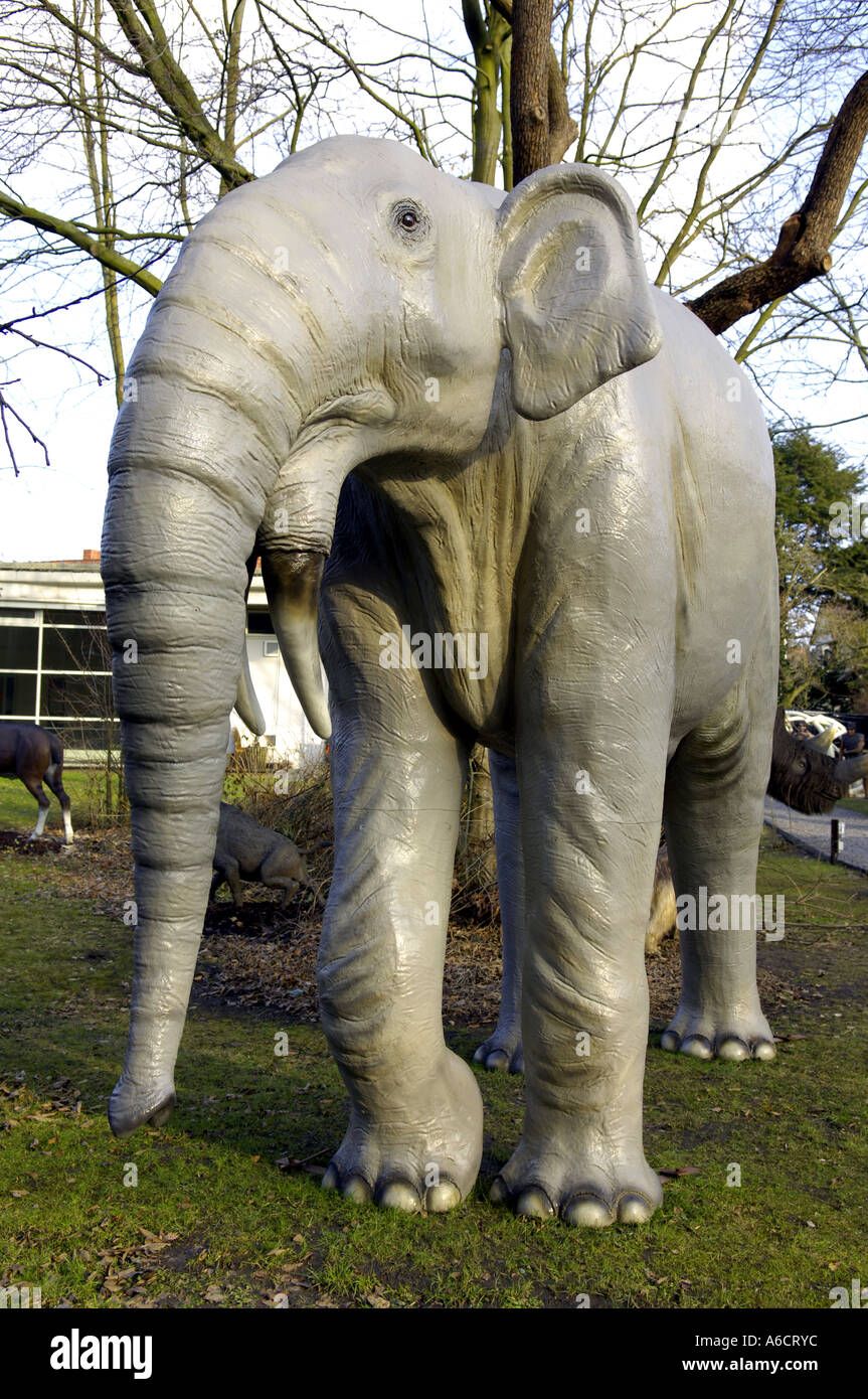 prehistoric creature animal wildlife nature elephant Stock Photo - Alamy