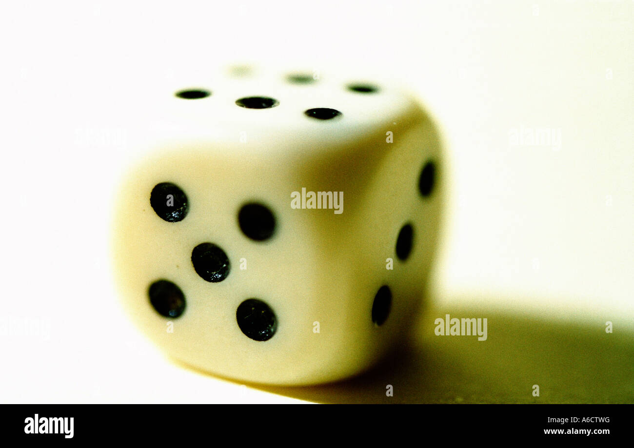 Close-up of a dice Stock Photo - Alamy