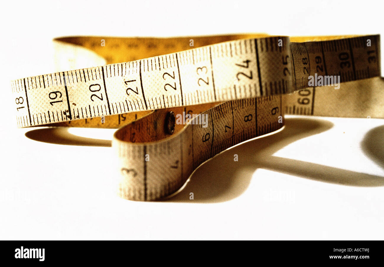 Close-up of a tape measure Stock Photo - Alamy