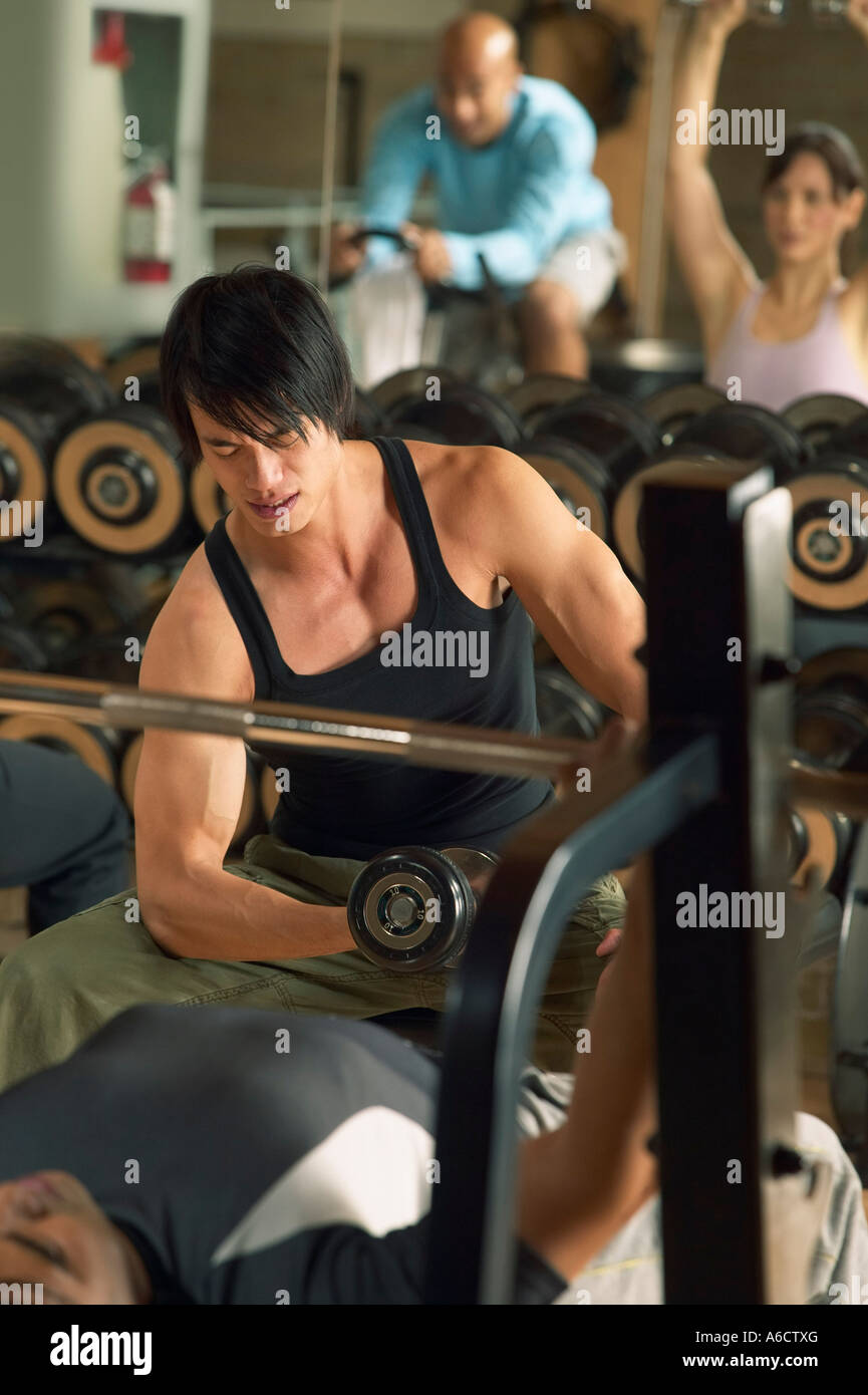 Gym strong men indian hi-res stock photography and images - Alamy