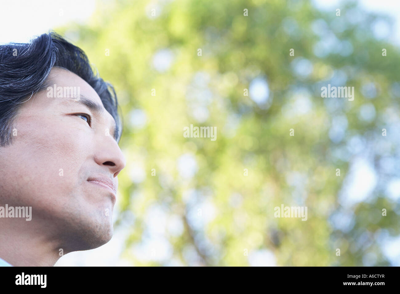 Close-up of Man's Face Stock Photo - Alamy