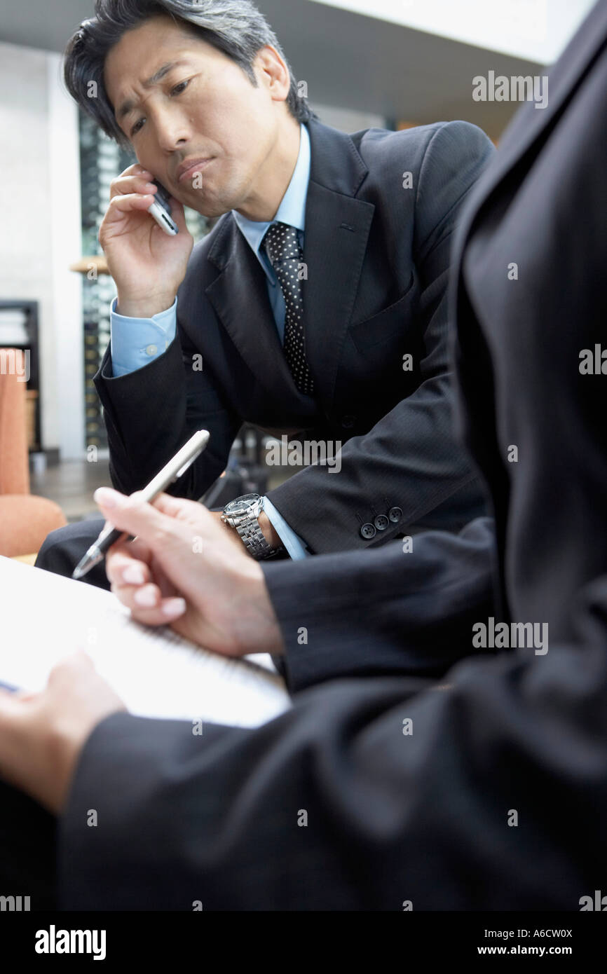 Business People Working Stock Photo - Alamy