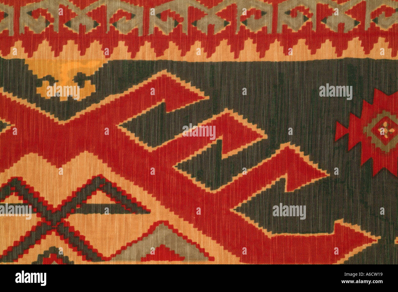 traditional moorish pattern arabic oriental design brown ochre ...