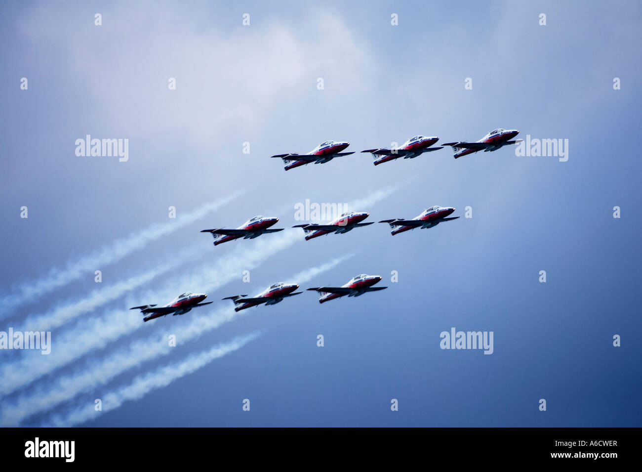 Snowbirds Performing at Air Show Stock Photo - Alamy