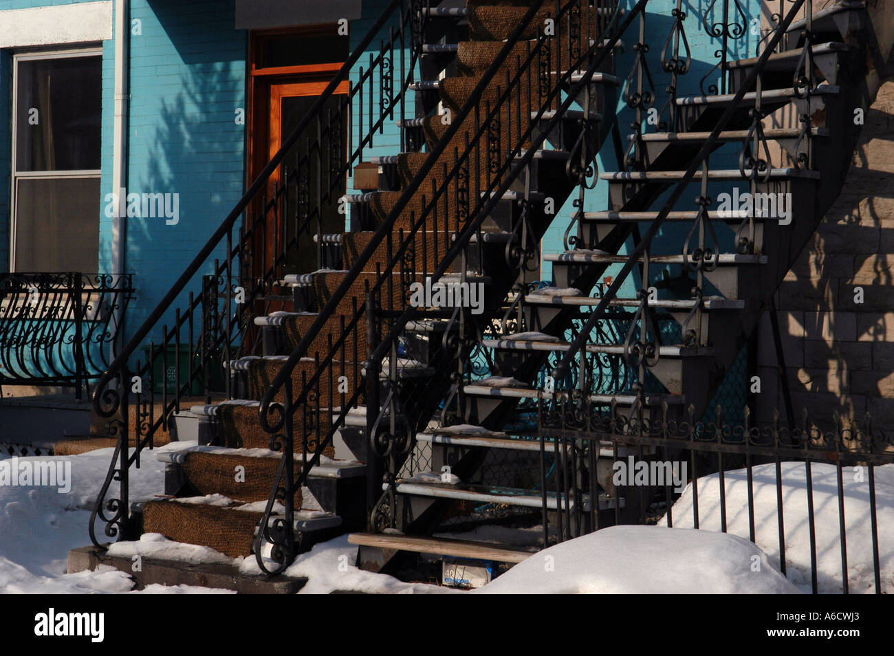 Staircases montreal hi-res stock photography and images - Alamy