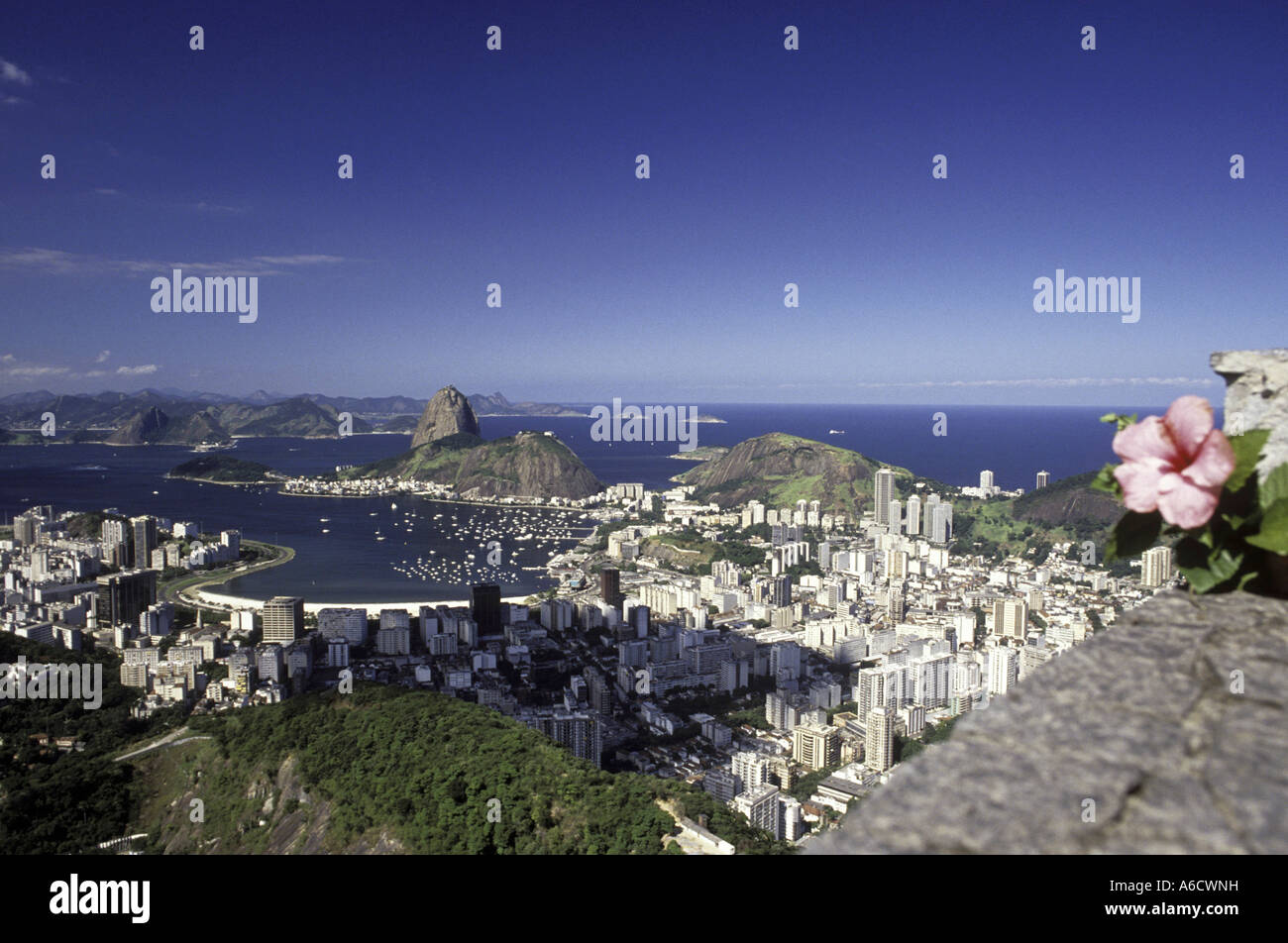 Ariel view of the city of rio de janeiro hi-res stock photography and ...