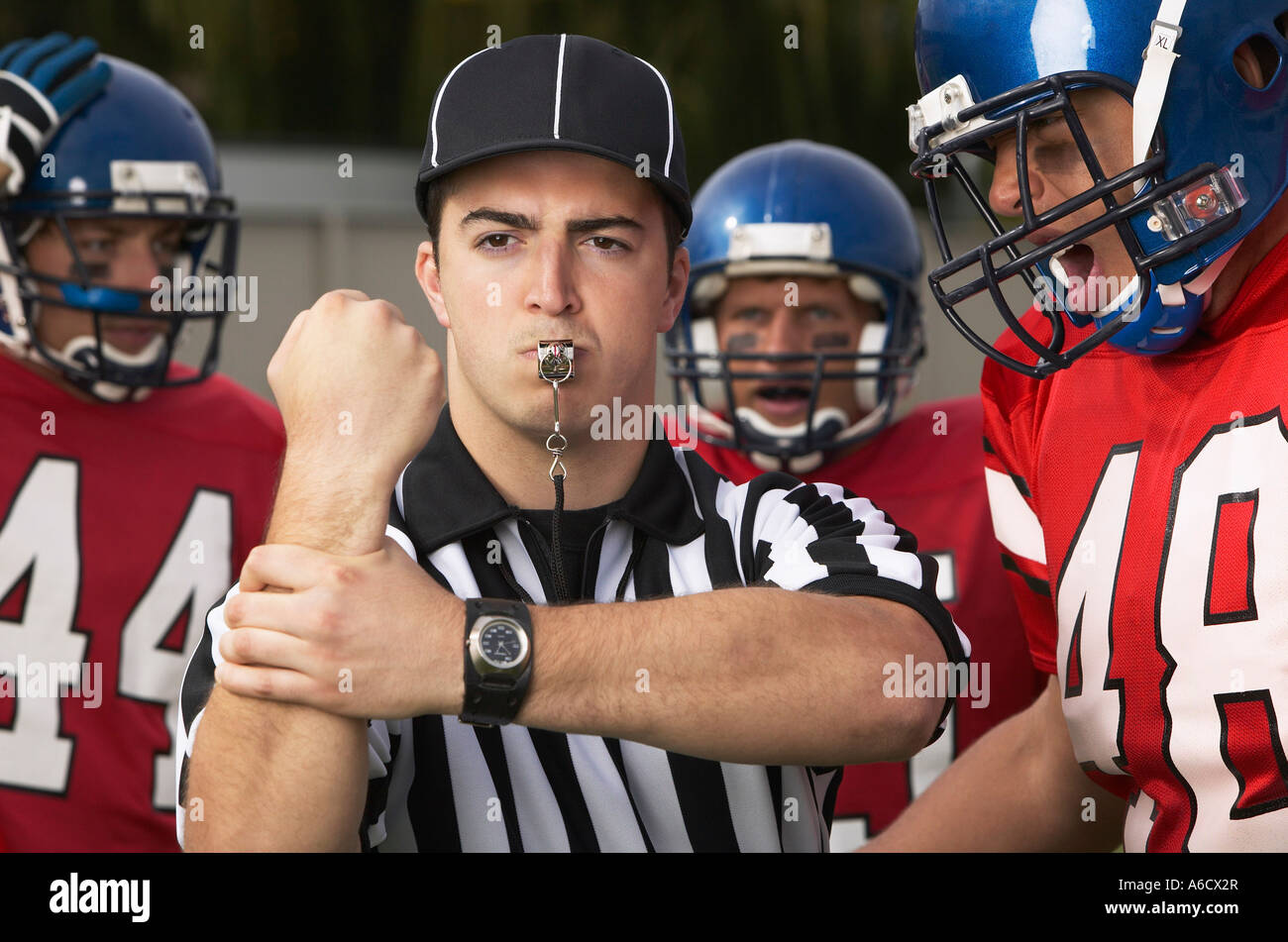 Football Referee Talking Player High Resolution Stock Photography and ...