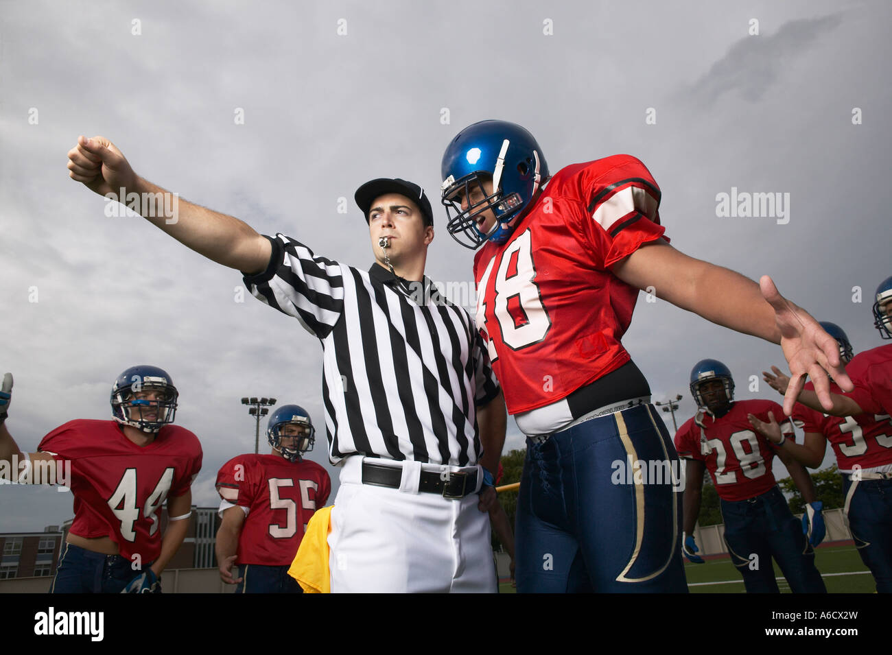 Referee Signal High Resolution Stock Photography and Images - Alamy