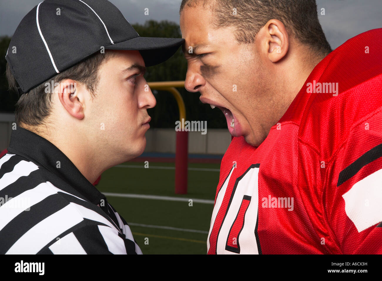Angry footballer hi-res stock photography and images - Alamy