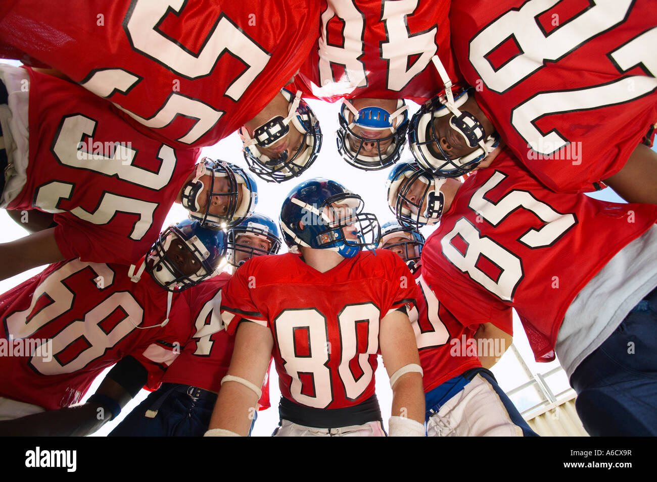 American Football Huddle High Resolution Stock Photography and Images ...