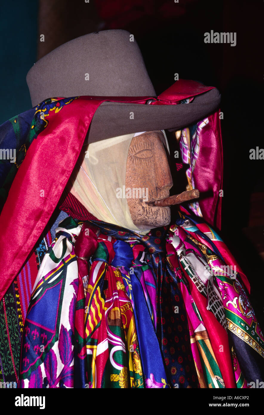 PAGAN DEITY MAXIMON thought to be reincarnationa of MAYA GOD MON with ...