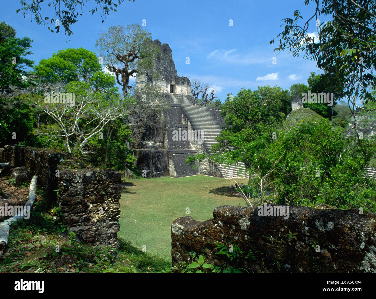 TEMPLE II 125 ft tall dated to 700 AD an ancient remnant of the great ...