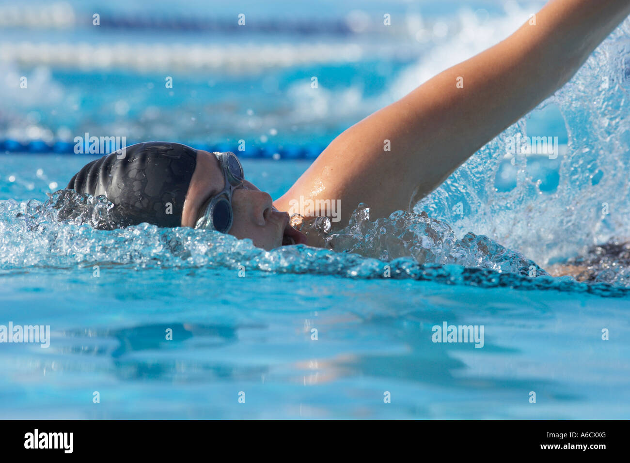 Old Lady Swimming High Resolution Stock Photography and Images - Alamy