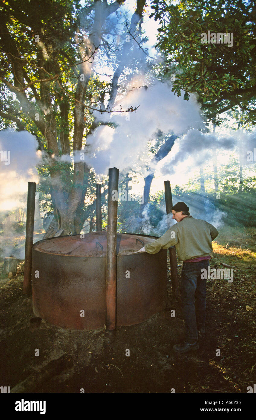 Charcoal maker dorset hi-res stock photography and images - Alamy