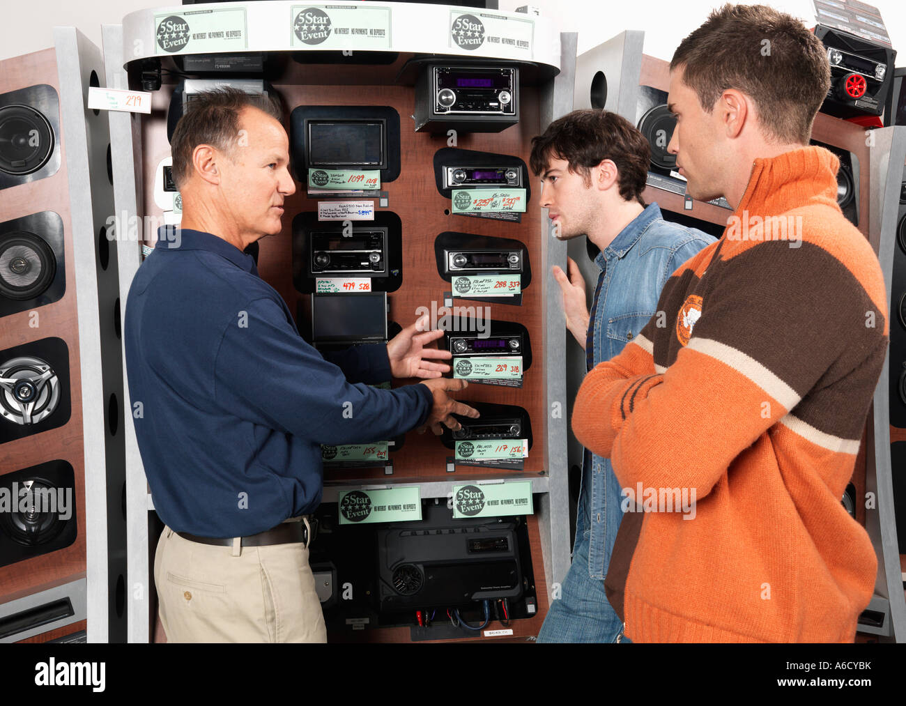 Two men shopping in department store hi-res stock photography and ...