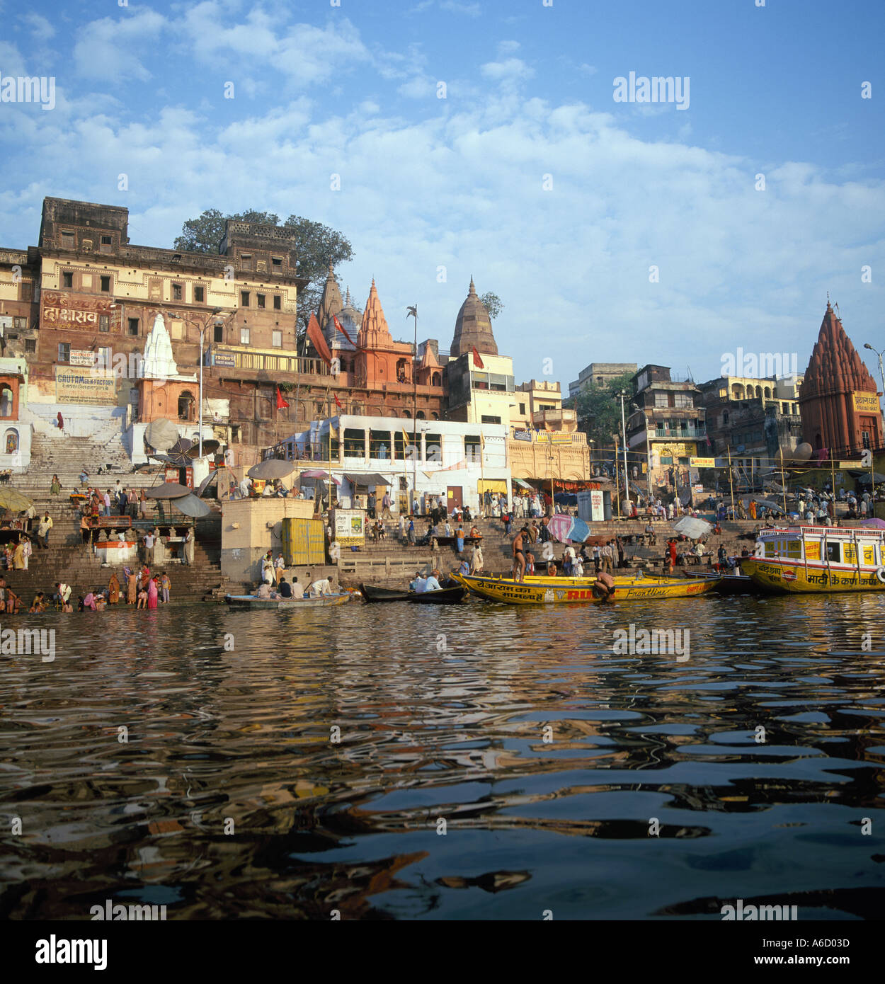 Varanasi River Ganges India Stock Photo - Alamy