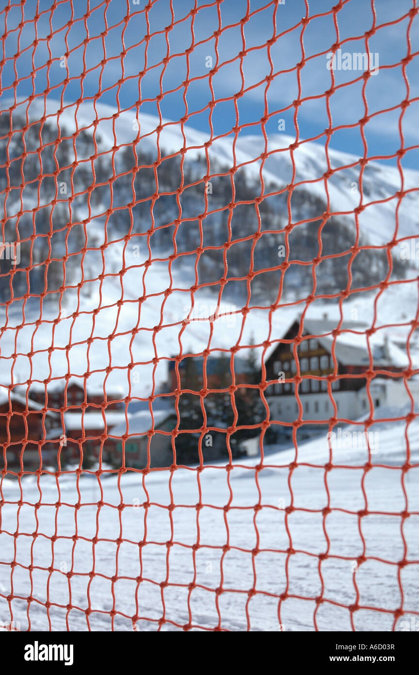 Alpine Ski Netting Stock Photo - Alamy