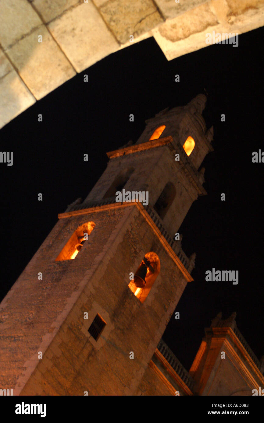 Merida Mexico Cathedral Stock Photo - Alamy