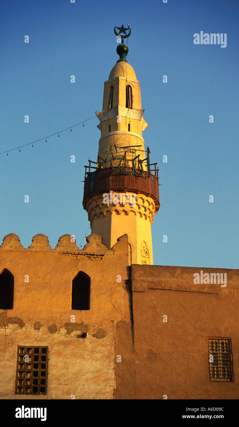 Abu el Haggag Mosque as seen from inside Luxor Temple Stock Photo - Alamy