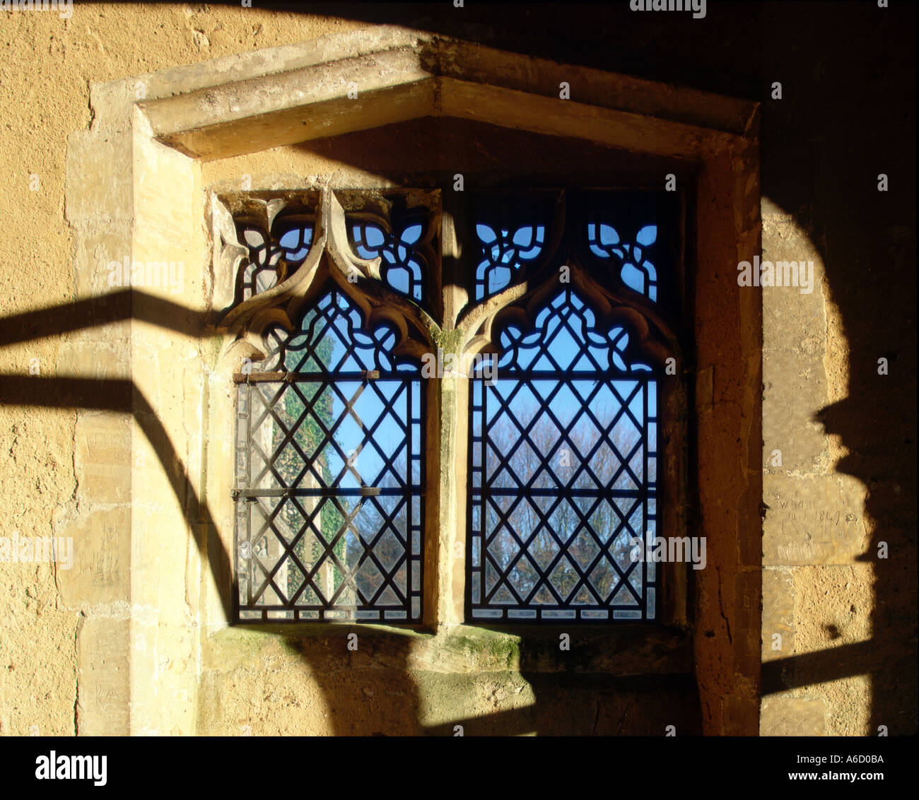 Details of Window at All Saints Church Weasenham Norfolk England UK ...