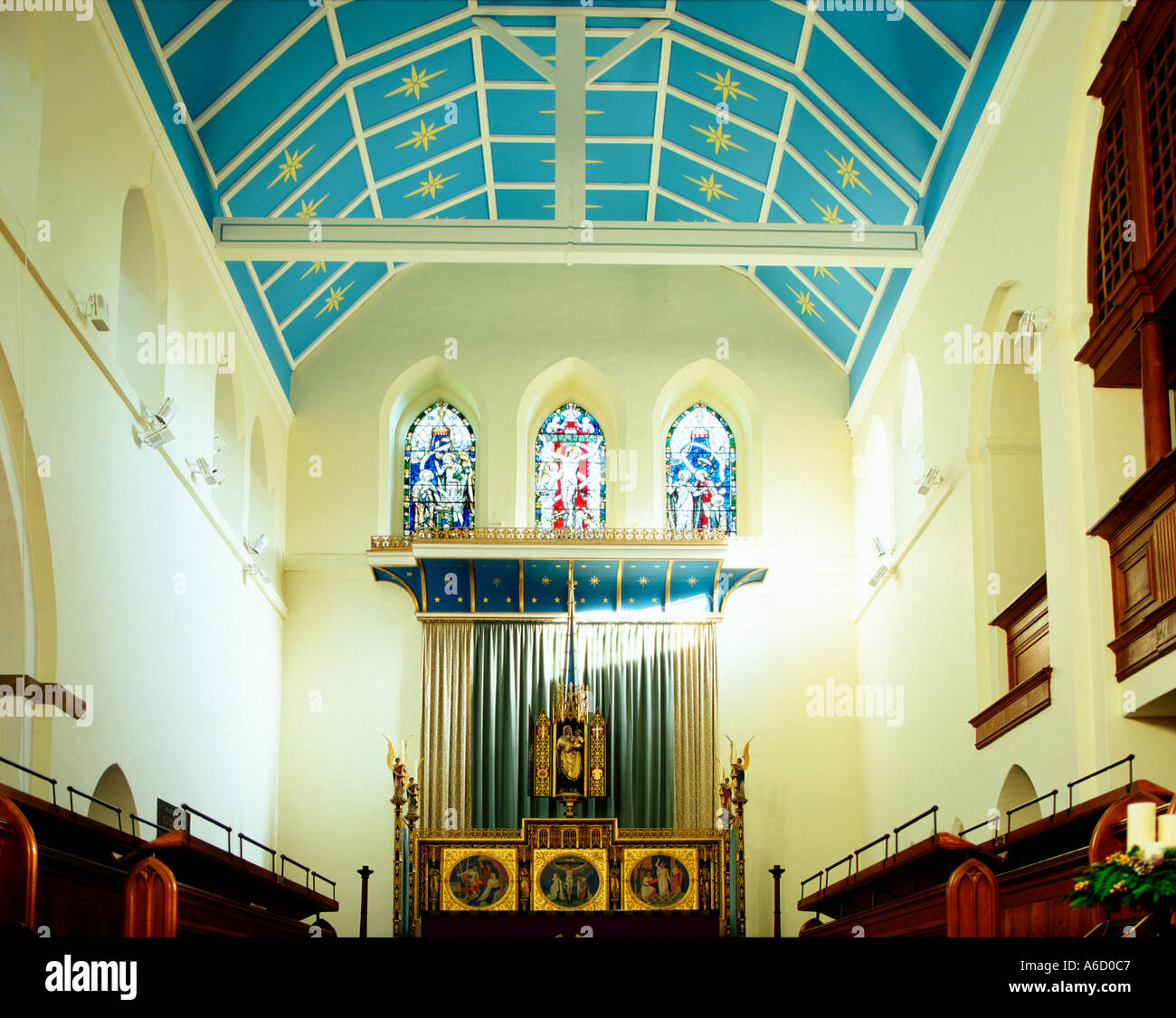 Anglican Church Interior Surrey UK Stock Photo - Alamy