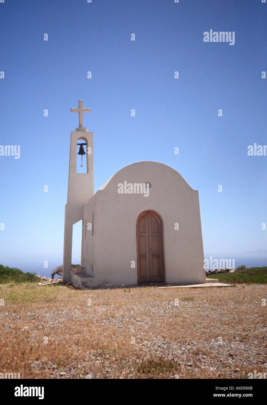 Greece crete island chapel hi-res stock photography and images - Alamy