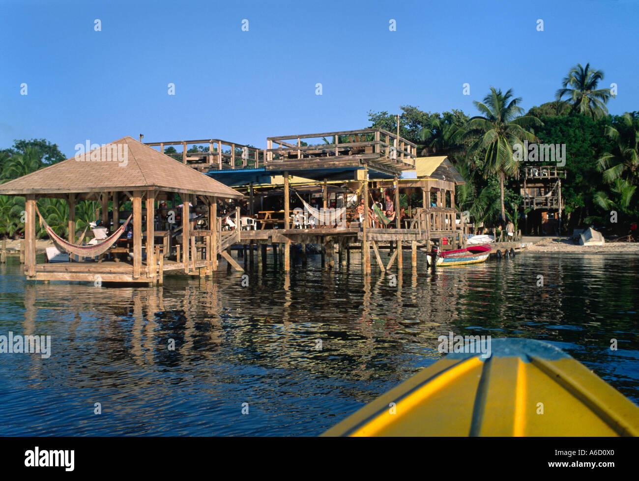 FOSTER S RESTAURANT in PARADISE of PALM TREES and CARIBBEAN SEA of WEST ...