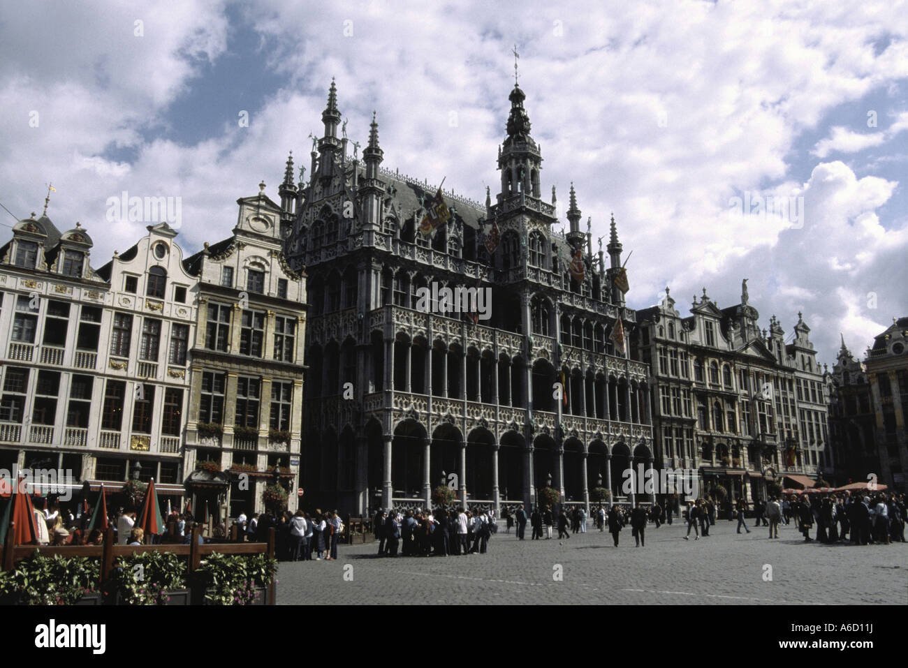 Low angle view of the Grand Place, Brussels, Belgium Stock Photo - Alamy