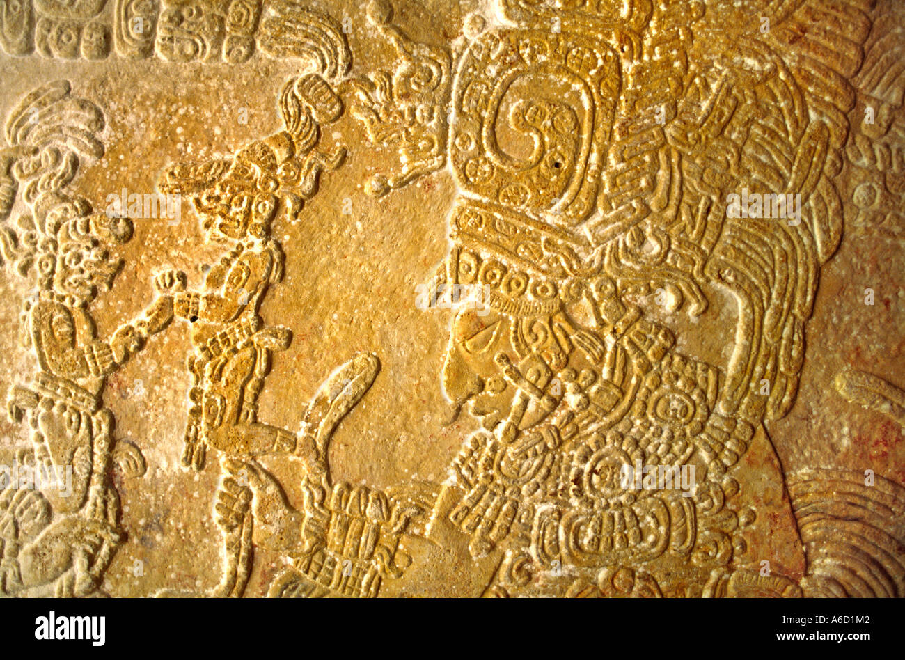 MAYA LINTEL carving detailing SHIELD JAGUAR empowering his successor ...