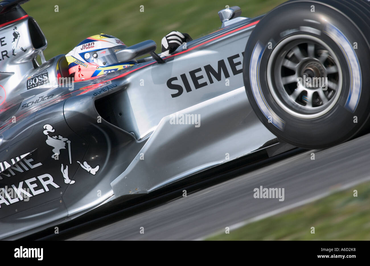Juan pablo montoya in the mclaren mercedes hi-res stock photography and ...
