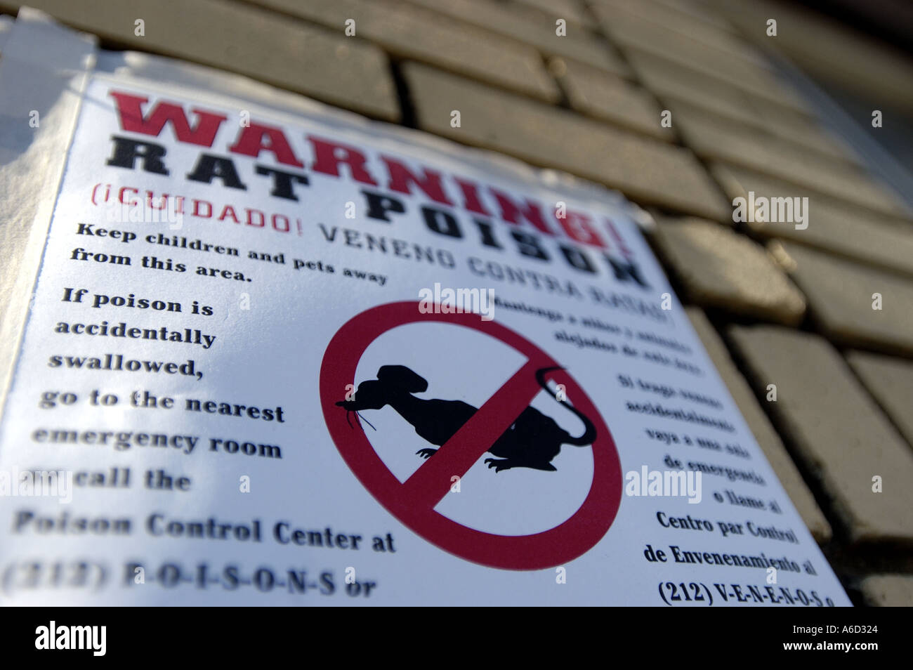 Rat Poison Warning Sign High Resolution Stock Photography and Images ...