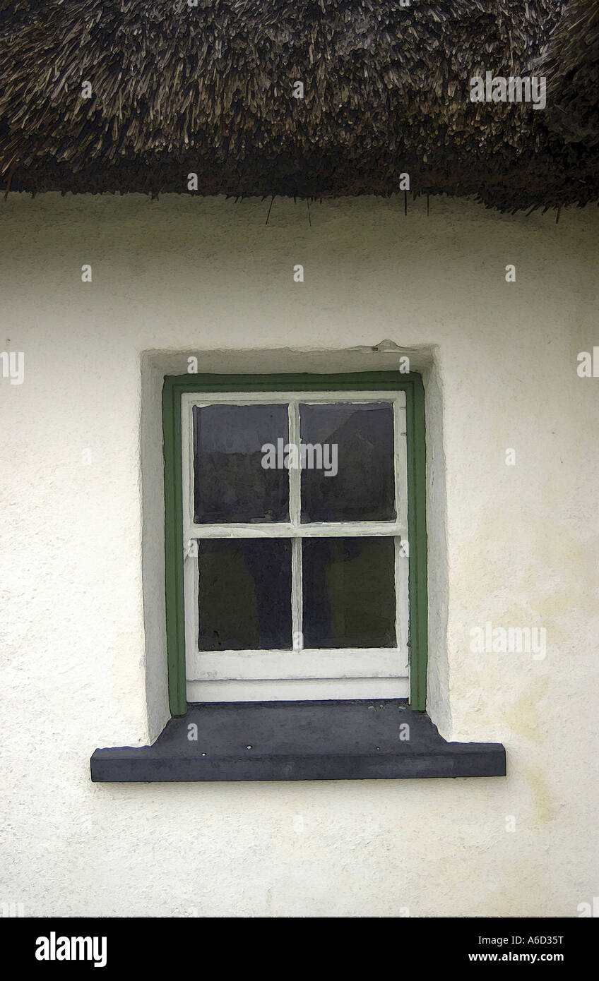 Window on a building, Ireland Stock Photo - Alamy