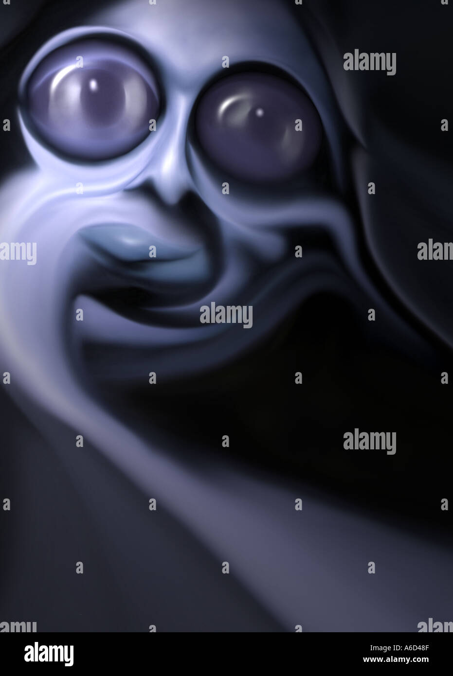 Bizarre grotesque portrait Stock Photo - Alamy