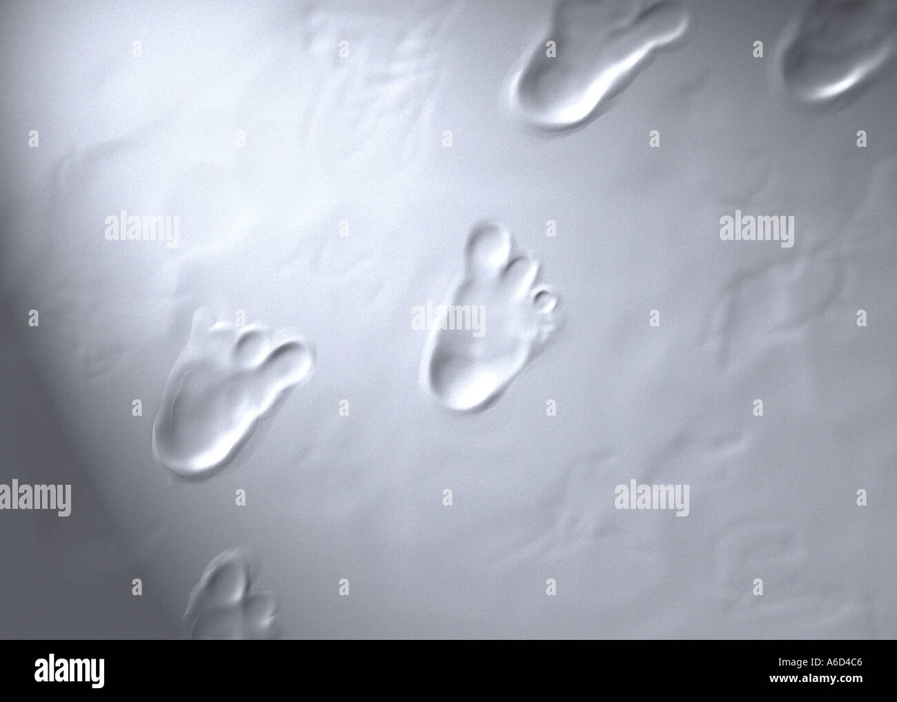footmark of yeti Stock Photo - Alamy