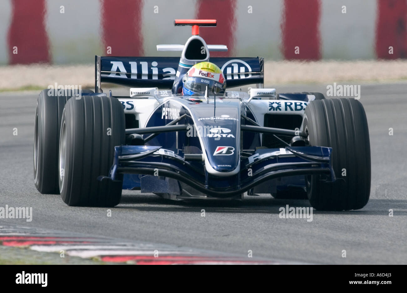 Formula 1 driver Mark Webber AUS in his Williams racing car at the ...