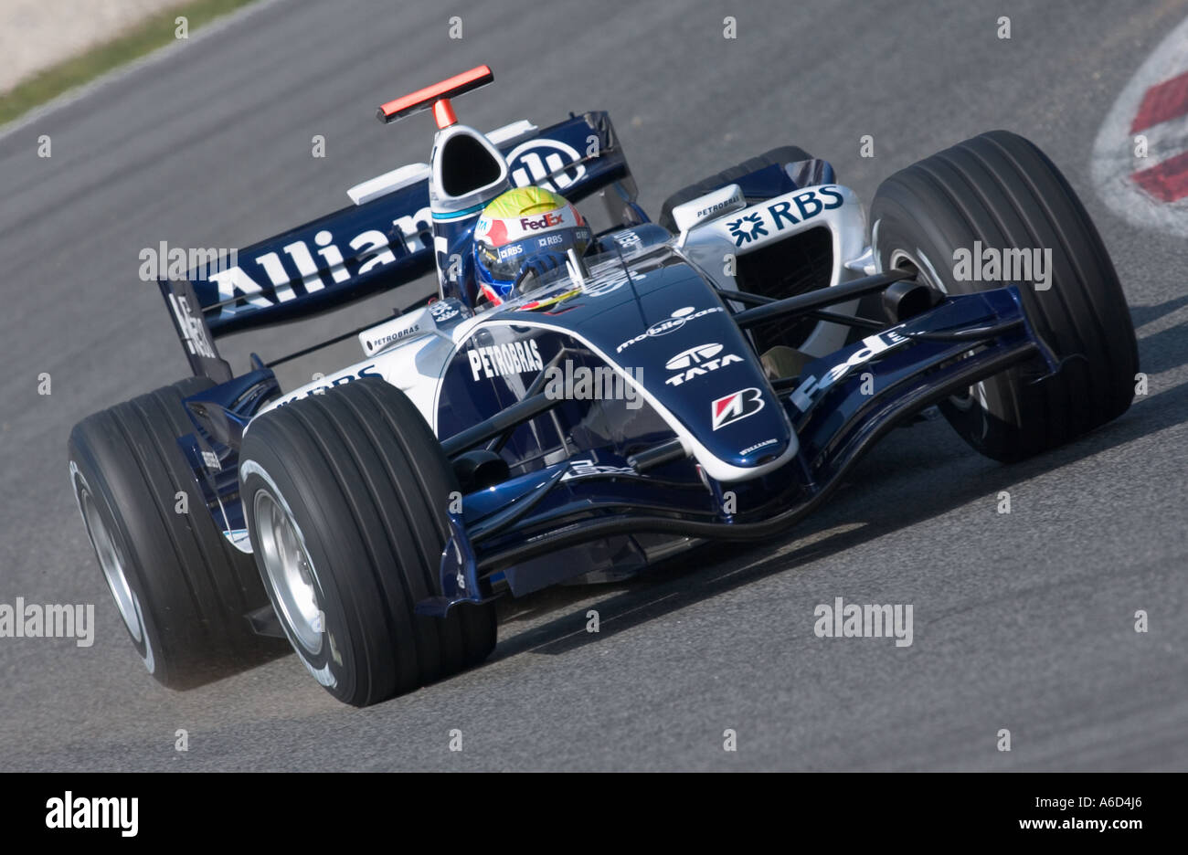 Formula 1 driver Mark Webber AUS in his Williams racing car at the ...