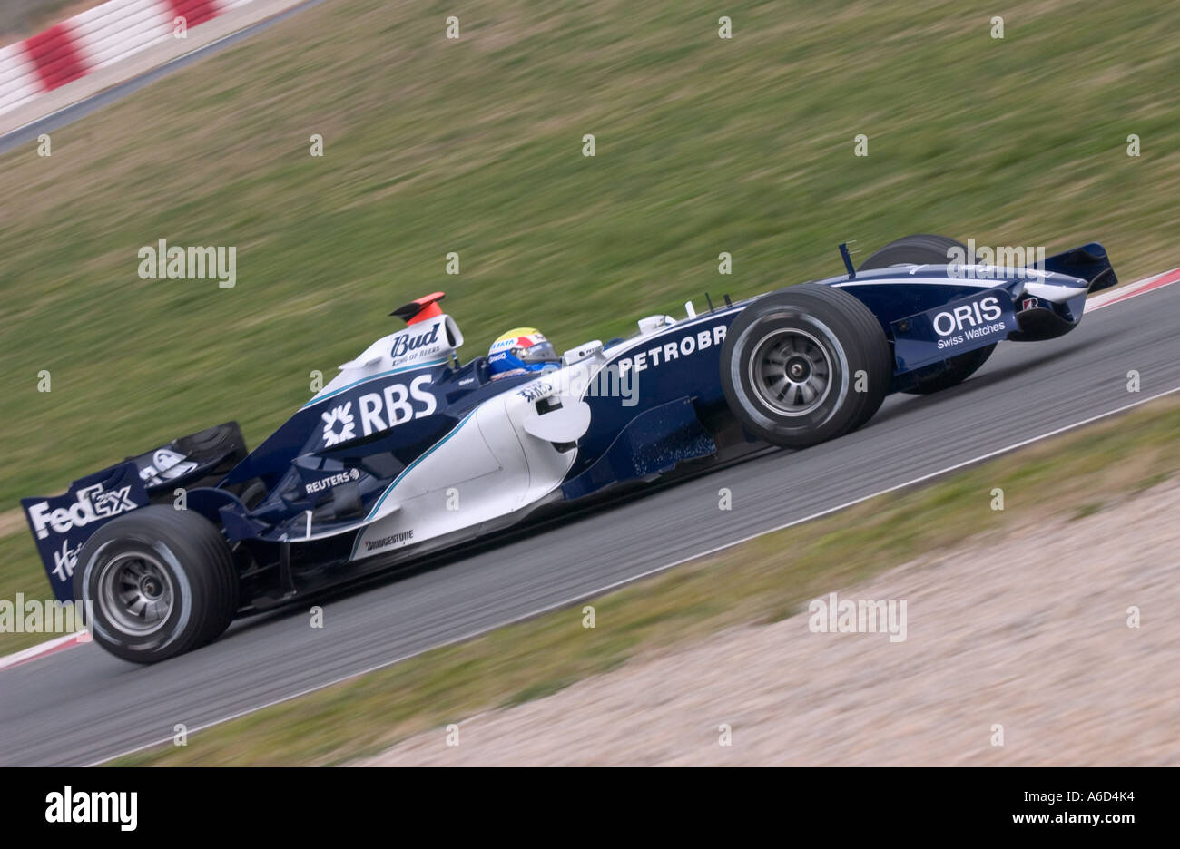 Formula 1 driver Mark Webber AUS in his Williams racing car at the ...