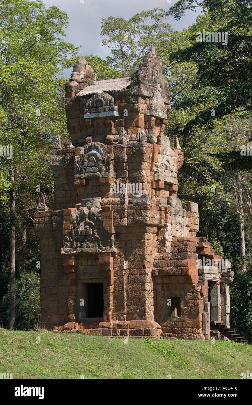 Suor Prat Towers built of laterite lava rock and sandstone on the east ...