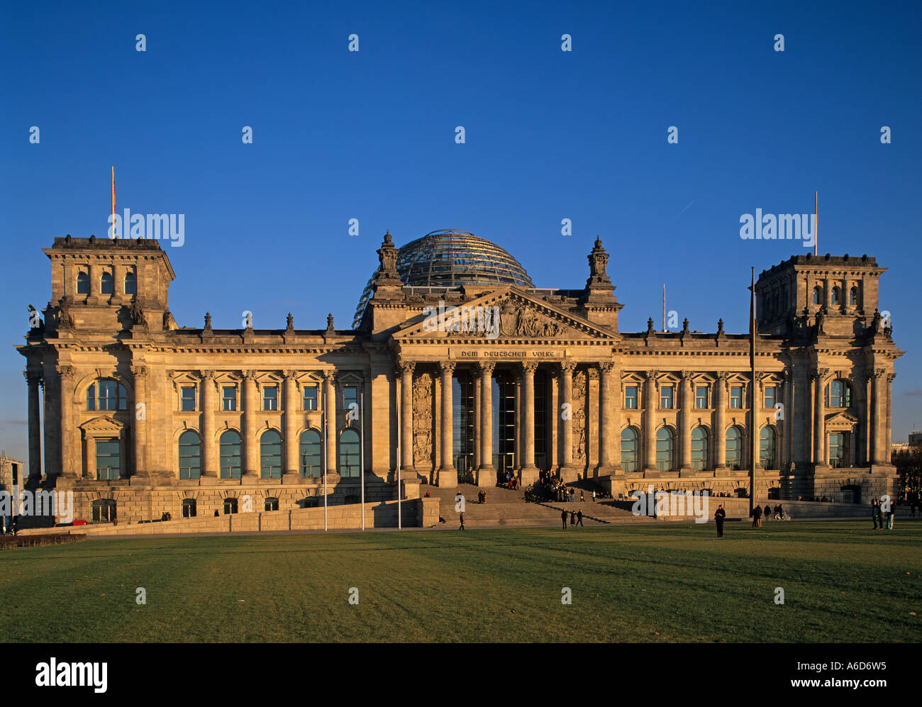 Europe Germany Deutschland Berlin Mitte Reichstag Platz der Republik ...