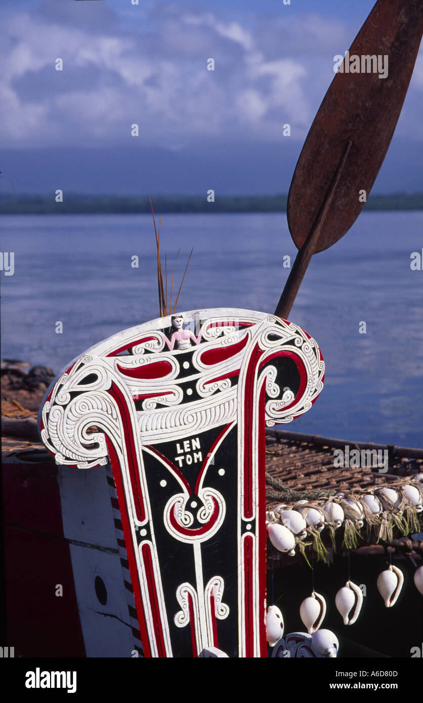 Papua New Guinea Fergusson Island Kula Canoe Stock Photo - Alamy