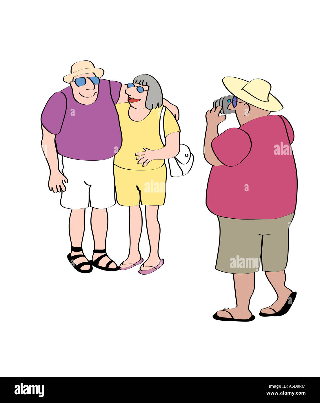Typical tourist view Cut Out Stock Images & Pictures - Alamy
