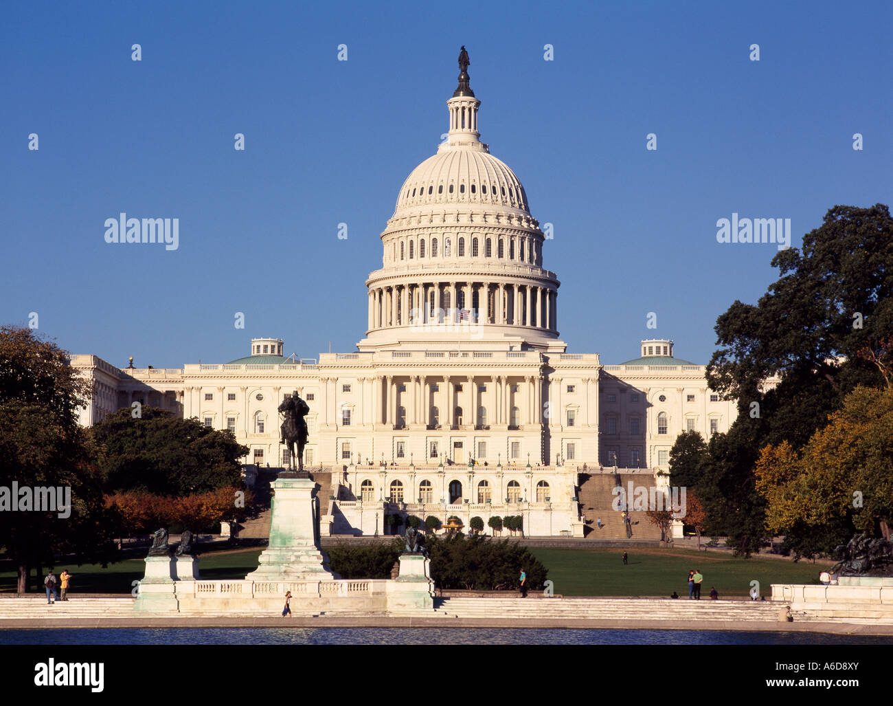 Facade of a government building, Capitol Building, Washington DC, USA ...
