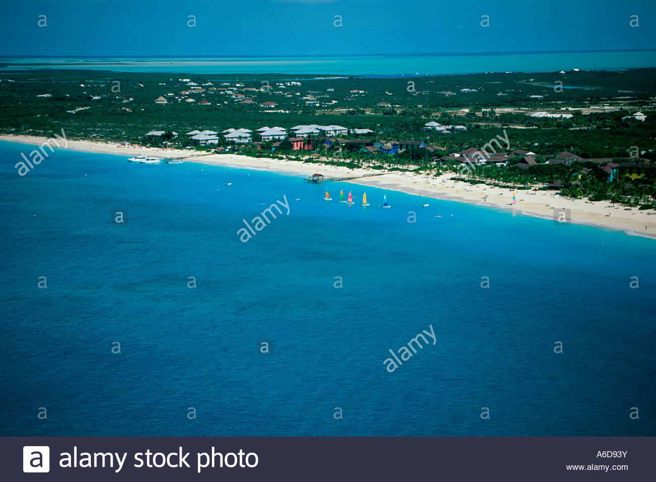 Turks And Caicos Islands Aerial View Stock Photos & Turks And Caicos ...